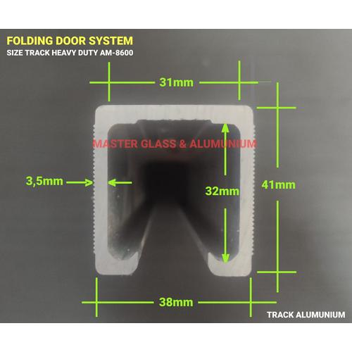 Jual Top Track/Rel Atas Heavy Duty Type AM-8600 100Cm - Jakarta Barat ...