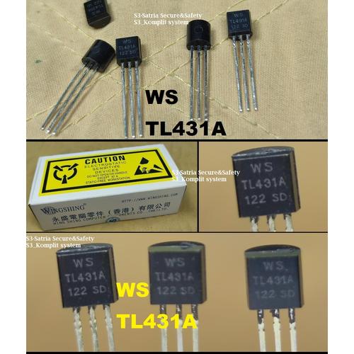 Jual dioda TL431A WS TL431 A Programmable Shunt TL 431 WSTL431 WSTL431A ...