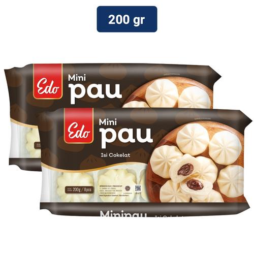Jual Edo Mini Pau Coklat / Bapau Mini Isi Coklat Isi 8 Pcs 200Gr - Kota ...