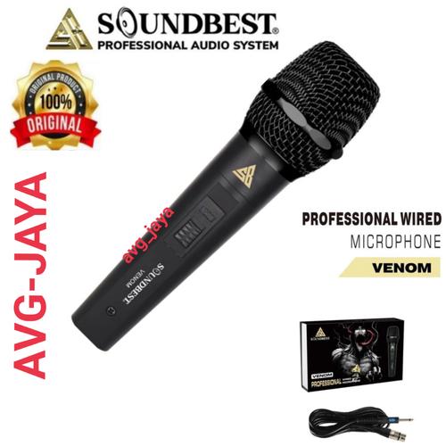 Jual mic kabel microphone soundbest venom Dynamic mik - Jakarta Barat ...