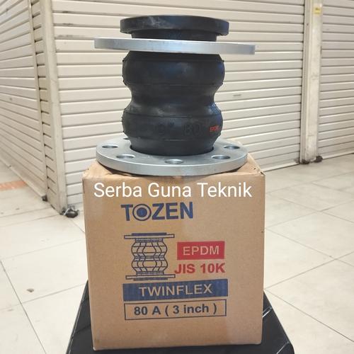 Jual Flexible Rubber 3" inch DN 80 Tozen Twinflex Jis 10k Epdm Double ...