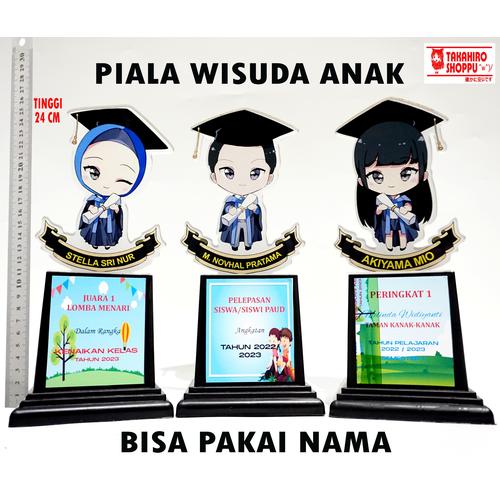 Jual Piala Wisuda Anak Paud TK Murah Custom Nama - PEREMPUAN, PIALA ...