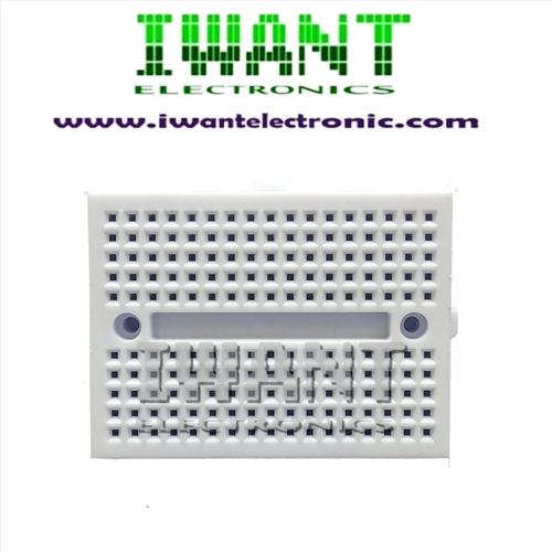 Jual MINI BREADBOARD 170 TITIK POINT PROJECT BOARD SYB 170 - WHITE MINI PAPAN PCB BOARD 170 ...