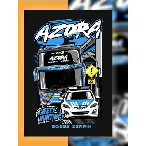 Jual Stiker Bus Mania Bus Artis Basuri Azora Bosss Zerrin Laser Sticker ...