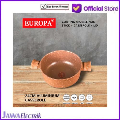 Jual EUROPA SOUP POT ALUMINIUM CASSEROLE 22 CM&24CM PANCI SUP ANTI ...