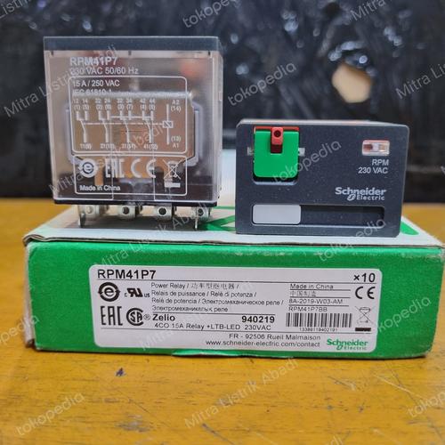 Jual RELAY RPM41P7 220V SCHNEIDER - Jakarta Pusat - Mitra Listrik Abadi ...