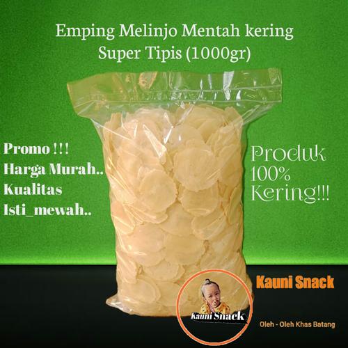 Jual Emping Melinjo Mentah original 1000gr super Tipis kering asli ...