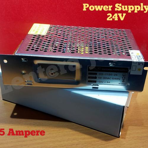 Jual Switching Power Supply 24 Volt 24V DC 5A 5 Ampere PSU Travo ...