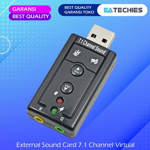 Jual USB to Audio Jack 3.5mm External Sound Card 7.1 Channel Virtual 3.5 MM - Kota Bandung ...