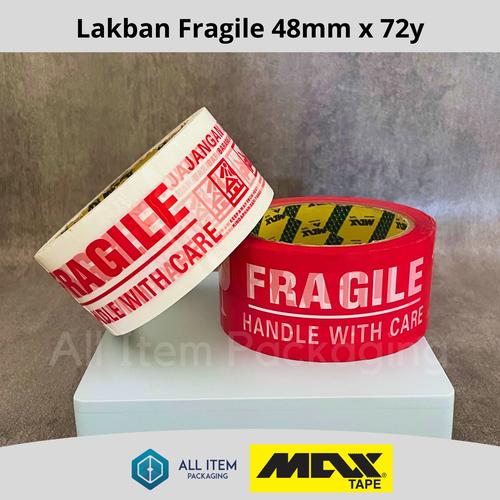 Jual Lakban FRAGILE 48mm x 72yard Lakban Jangan Dibanting FRAGILE ...