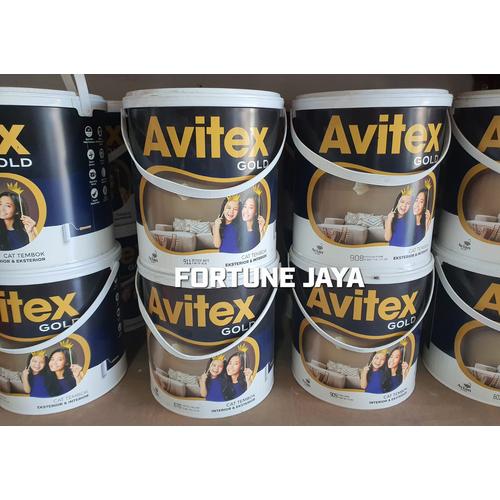 Jual AVITEX GOLD 5KG CAT TEMBOK INTERIOR DAN EXTERIOR EKSTERIOR 5KG ...
