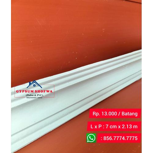 Jual List Profil Gypsum minimalis 7 cm / List Plafon Gipsum - Jakarta ...