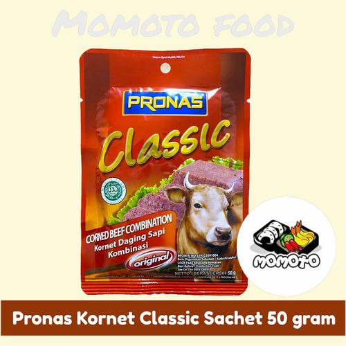 Jual Pronas Sachet Kornet Sapi Classic 50 gram Beef Corned Praktis ...