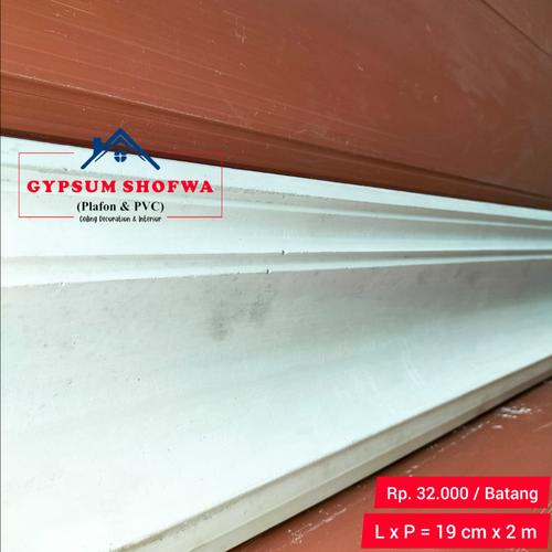 Jual List Cornice Gypsum Minimalis motif kiki 19 cm / Lis Gypsum Plafon ...