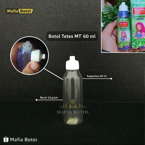 Jual Botol tetes mt 60 ml botol telon pvc kemasan plastik botol telon ...