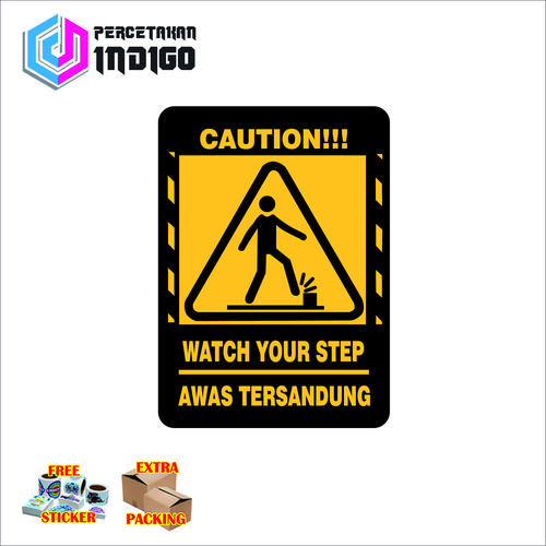 Jual plat alumunium rambu caution awas tersandung - Kab. Bekasi ...