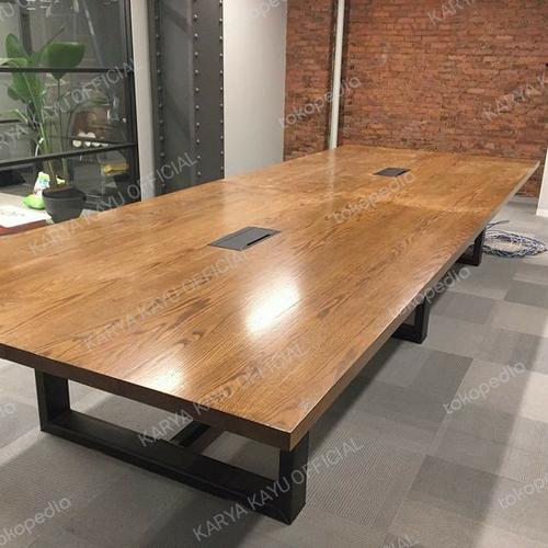 Jual Meja meeting kantor stop kontak tanam 200x100x75 free ongkir - Kab ...
