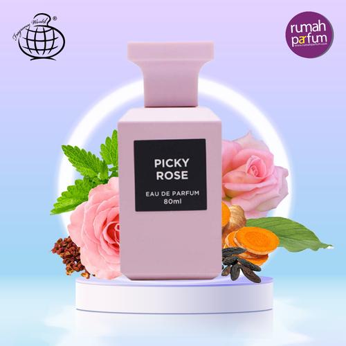 Promo Parfum Fragrance World Picky Rose Unisex 80 ML - Favorit Floral ...