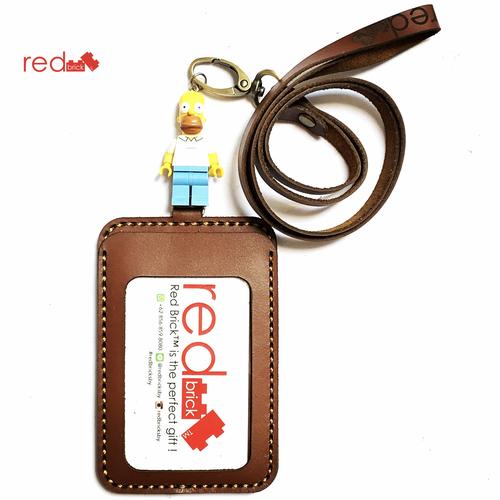 Jual LEGO Homer Simpson Name Tag Genuine Leather - Kota Surabaya - Red ...