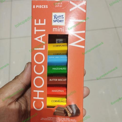 Jual mini ritter sport mix 113gr / ritter sport mini chocolate mix ...