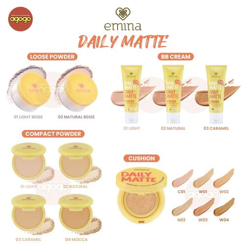 Jual EMINA DAILY MATTE LOOSE POWDER 20GR | COMPACT POWDER | BB CREAM ...