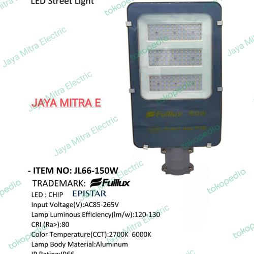 Jual FULLUX Lampu PJU LED 150W JL66 Lampu Jalan LED Chip EPISTAR IP66 ...