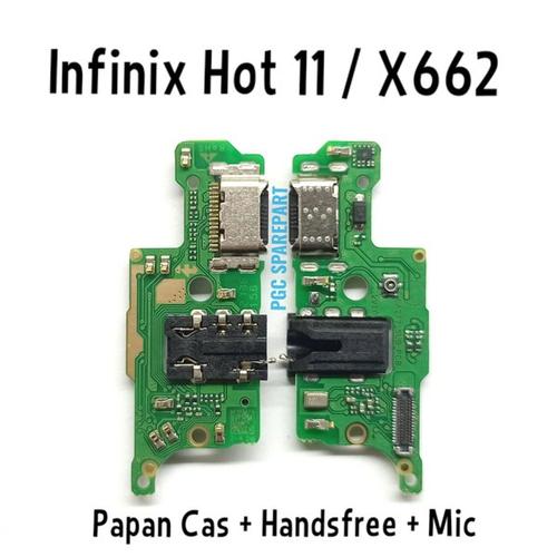 Jual Original Papan Cas Charger Mic Handsfree Infinix Hot 11 X662 X662B ...