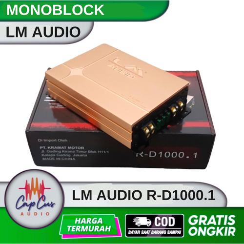 Jual POWER MONOBLOCK LM AUDIO R D1000.1 / POWER AMPLIFIER LM AUDIO R ...