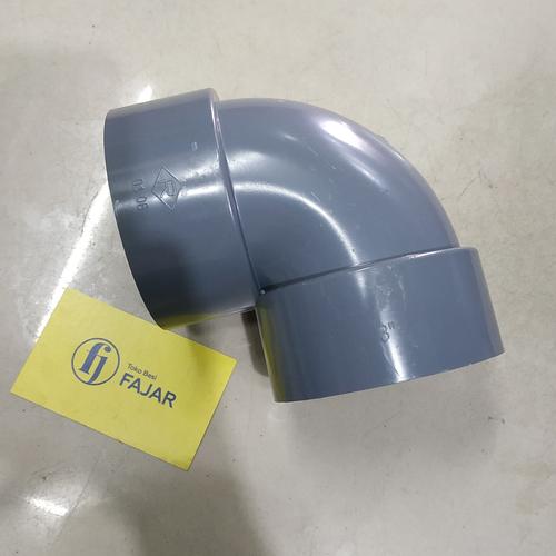 Jual Elbow pvc 3 inch / sambungan pipa plastik pvc knee 3 - Kota Medan ...