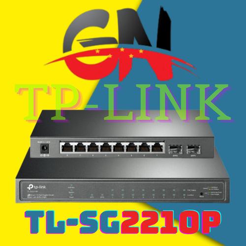Jual TP-Link TL-SG2210P Switch 8-Port Gigabit Smart PoE with 2 SFP Slot ...