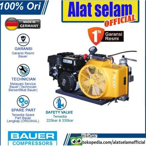 Jual Kompresor Selam Bauer Poseidon PE100 Compressor Tabung Scuba Diving - Listrik 1 Phase ...