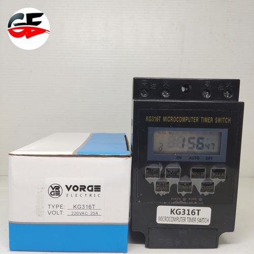 Jual VORGE KG316T Digital Timer Relay Switch Delay 1No 1NC NO CHINT ...