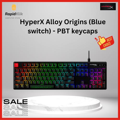 Jual HYPERX ALLOY ORIGINS (BLUE SWITCH) - PBT KEYCAPS - Jakarta Pusat ...