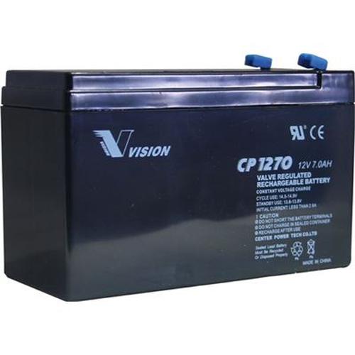 Jual VISION CP1270 Battery 12v 7Ah aki kering accu ups - Jakarta Pusat ...
