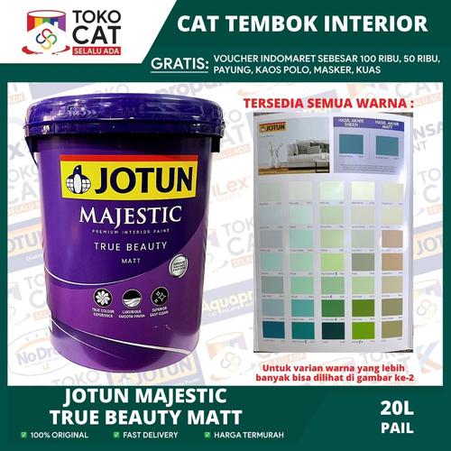 Jual Cat Tembok Interior Jotun Majestic True Beauty Matt White 20l Pail Kota Bekasi Toko Cat