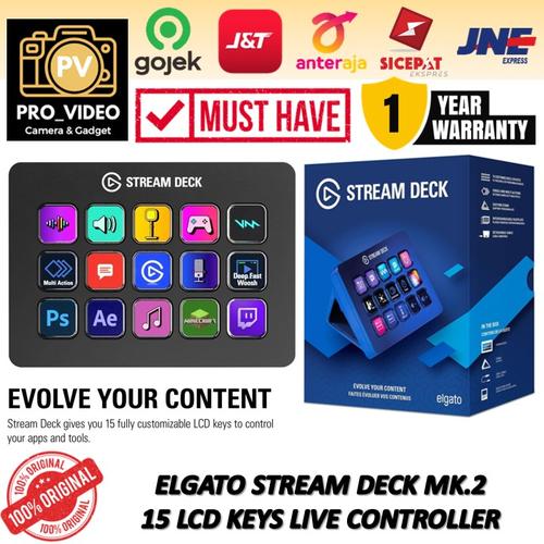 Jual Elgato Stream Deck MK 2 / Streamdeck MK2 Control Pad - Garansi ...