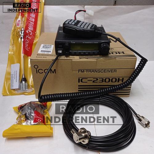 Jual Paket ICOM IC-2300 plus Ant.DP-LS2E siap pakai Freq VHF 36-174mhz ...
