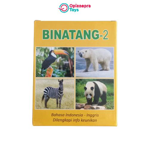 Promo Flash Card Dunia Binatang Seri 2 Kartu Pintar Glossy Mengenal ...