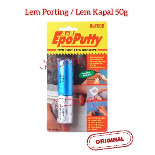 Jual Lem Epo Putty Alteco Lem porting 50 g asli original - Kab ...