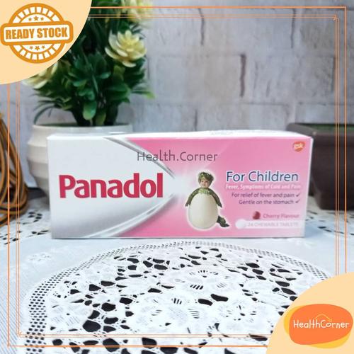 Jual Panadol for Children 24 Cherry Chewable 1 Years Paracetamol / Obat ...