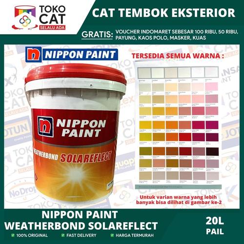 Jual Nippon Weatherbond Solareflect Brilliant White / Putih 20L Pail ...