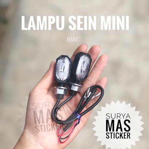 Jual lampu sein mini motor sepasang king drag premium led - Biru - Kota ...