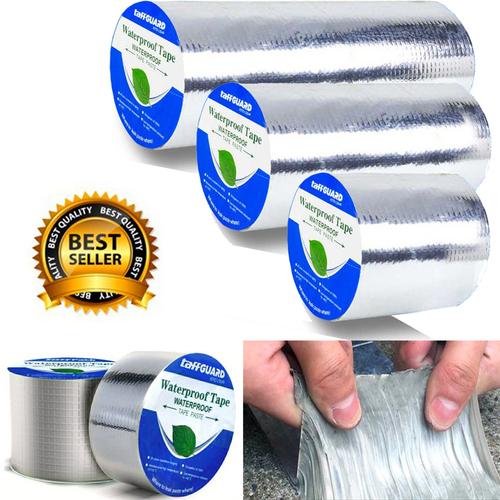 Jual Lakban Aluminum Foil Anti Bocor Tape Lakban Waterproof Air Super Kuat - 20 cm x 5 meter ...