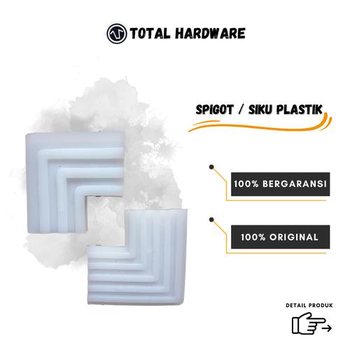 Jual Spigot / Siku Plastik Frame Sambungan Hollow Aluminium - Kota ...