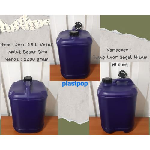 Jual Jerigen 25 liter biru / 25 kg / jerigen biru 25 kg / 25 liter ...