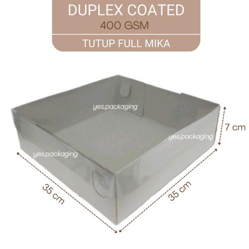 Jual [35x35x7cm] DUPLEX FULL MIKA Box Dus Kotak Kemasan Cake Hampers ...