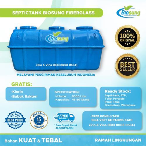 Jual Septic Tank Biotech 8000Liter - Biosung - Biofil - Biotank ...