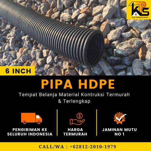 Jual Pipa Perforated - Pipa Hdpe Corrugated - Geopipe 6 Inch Per meter ...