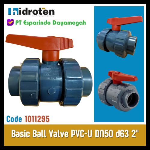 Jual Basic Ball Valve PVC 2 Inch Kran Air Merk Hidroten Buatan Spanyol - Jakarta Pusat - PT ...