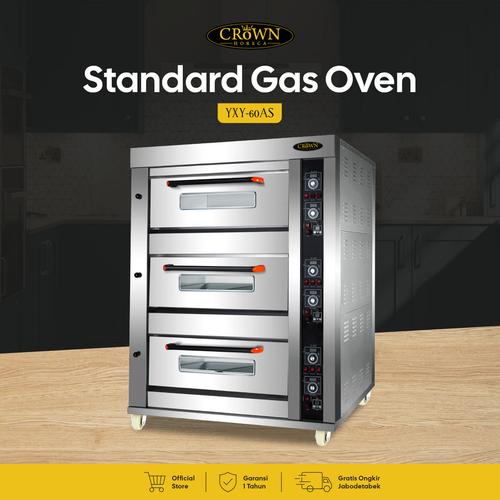 Jual CROWN Standard Gas Oven 3 Deck 6 Tray YXY-60AS - Kota Surabaya ...